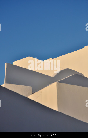 Aeolian islands, Sicily. View of the walls of the Lipari castle Stock ...