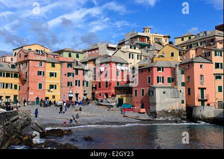 Boccadasse, Genoa, Liguria, Italy Stock Photo - Alamy