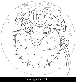 Puffer fish pirate Stock Photo - Alamy