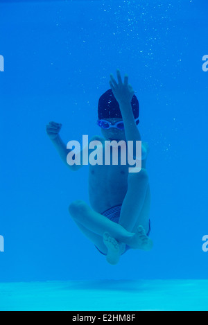 child having fun in the swimming pool Stock Photo - Alamy