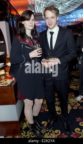 Eva Briegel and Simon Triebel of the band 'Juli' at the 5th Deutscher ...