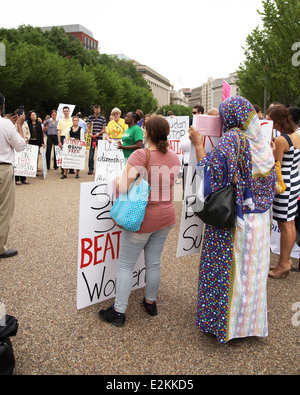 DEMO WANTING US CITIZENSHIP FOR Meriam Ibrahim IN WASHINGTON DC Stock ...