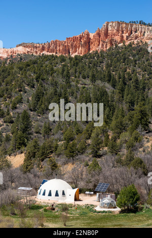 Modern homestead in Long Valley, Utah Stock Photo - Alamy