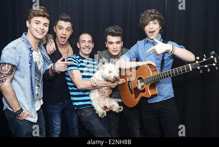 Union J backstage at G-A-Y at Heaven nightclub Featuring: Jaymi Hensley ...