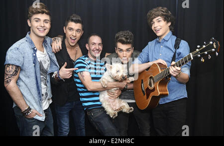 Union J backstage at G-A-Y at Heaven nightclub Featuring: Jaymi Hensley ...