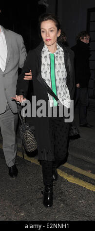 Anna Friel leaving Groucho private members club at 2.30am Featuring ...