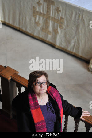 Former British Airways employee Nadia Eweida, stands in Temple Church ...