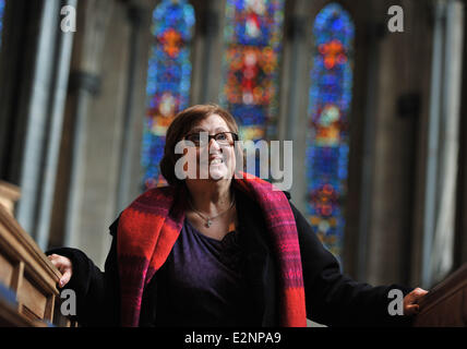 Former British Airways employee Nadia Eweida, stands in Temple Church ...