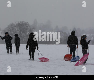 Snow scenes in Birmingham Featuring: General Views Where: Birmingham ...