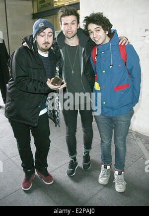 The Midnight Beast make an appearance at BBC Radio One studios ...