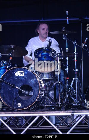 Former Status Quo drummer John Coghlan performs with his own band at ...