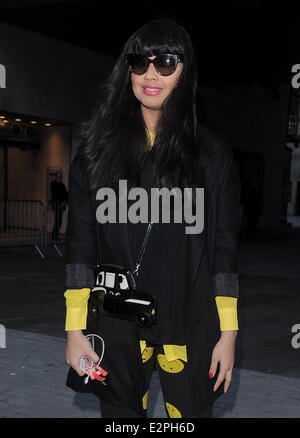 Celebrites at the BBC Radio 1 studios Featuring: Pixie Lott Where ...