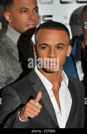 JLS fragrance launch held at One Mayfair Featuring: Aston Merrygold ...