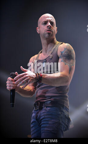 Daughtry perform live on stage at the BB&T Center Featuring: Daughtry ...