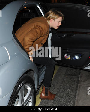 Taylor Swift arrives at Groucho Club. Featuring: Taylor Swift Where ...