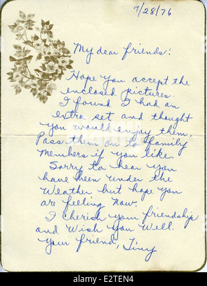 This photograph features an autograph of Tiny Broadwick, a pioneering ...