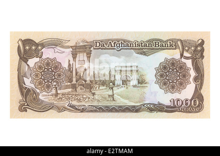 Afghanistan 1000 One Thousand Afghani Bank Note Stock Photo - Alamy