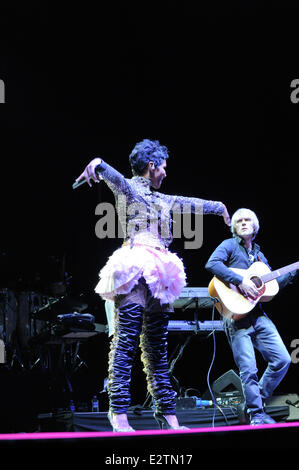 Deniece Pearson performing live in concert, while supporting The ...