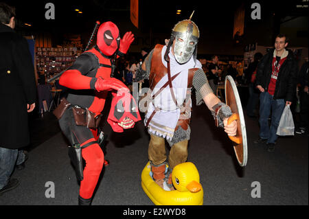 MCM Birmingham Memorabilia Comic Con at Birmingham NEC Featuring: Holly ...
