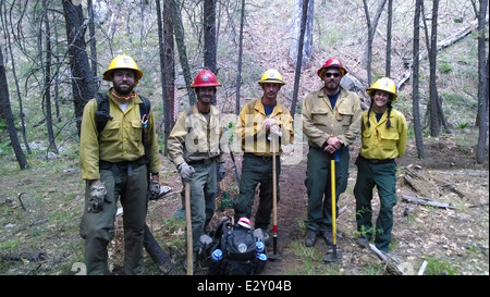 The Slide Fire in the Coconino National Forest near Flagstaff, Arizona ...