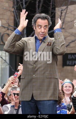 Brad Garrett is interviewed by Maria Menounos for television show ...