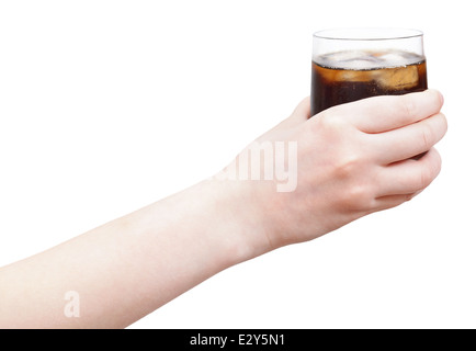 A hand holding a soft drink Stock Photo - Alamy