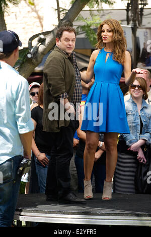 Jason Alexander is interviewed by Maria Menounos at The Grove during ...