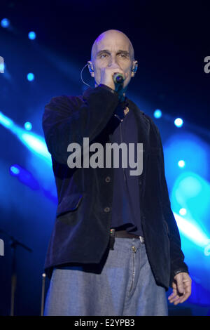 James playing a headline gig at SECC Featuring: Tim Booth - James front ...