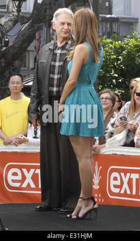 Celebrities at The Grove for television show 'Extra' Featuring: Loni ...