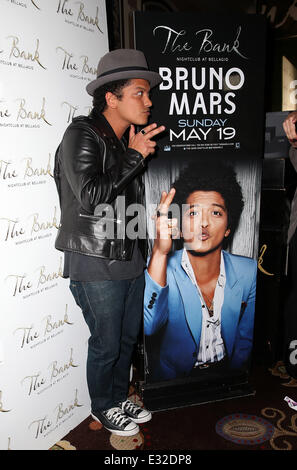 Bruno Mars hosts a party at the Bank Nightclub Featuring: Bruno Mars Where: Las Vegas, NV ...