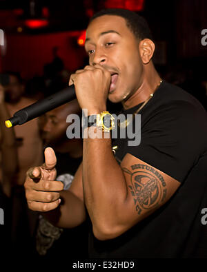 Rapper and Actor Ludacris and Friends attend Liquid Ent. DTP TAKEOVER ...