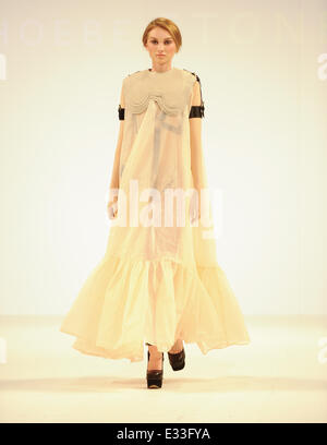 Students display their designs on the Catwalk at the Northampton ...