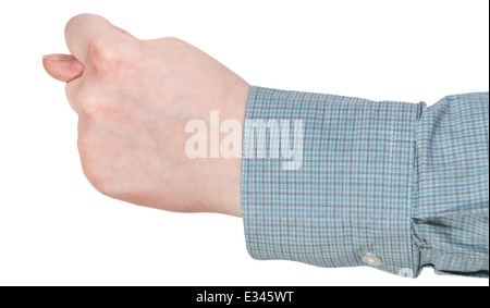 Fig sign, thumb gesture arm, hand symbol signal finger background. Hold ...