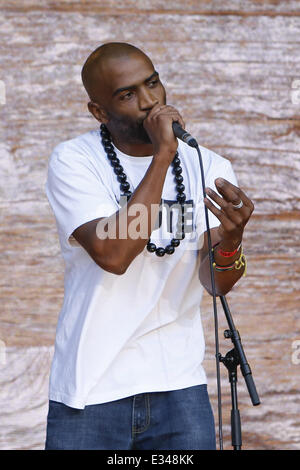 Logic preforms at ONE campaign agit8 Tate Modern Featuring: Logic Where ...