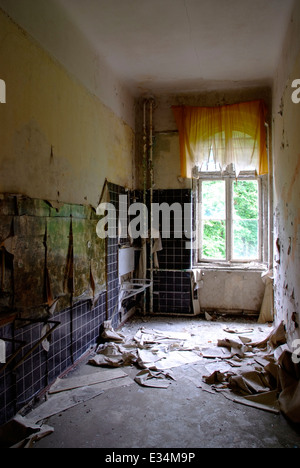 Devastated room in an abandoned house Stock Photo - Alamy