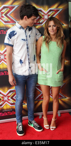 X Factor presenters arrive for auditions at the Mercure Holland House ...