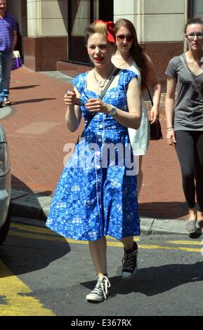 Imelda May out and about near Grafton Street Featuring: Imelda May ...