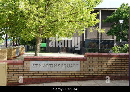 Basildon Essex St Martins church freestanding glass Bell Tower six of ...