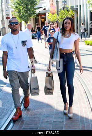 'WWE' diva Cameron seen with a male companion shopping at The Grove ...