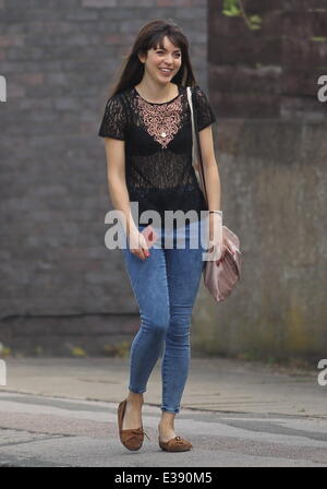 Rachel Bright who plays Poppy Meadows in BBC Eastenders seen leaving ...