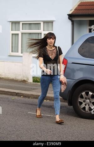 Rachel Bright who plays Poppy Meadows in BBC Eastenders seen leaving ...