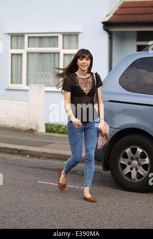 Rachel Bright who plays Poppy Meadows in BBC Eastenders seen leaving ...
