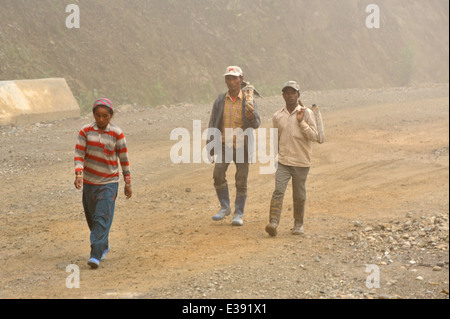 In Bhutan roads are maintained mainly by immigrants from Nepal, locally ...