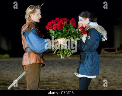 Actor Bastian Semm, as 'Victual Brothers' privateer Klaus Stoertebeker ...