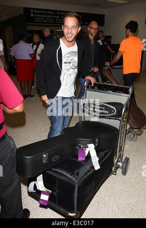 James Morrison arrive at Los Angeles International Airport, LAX ...