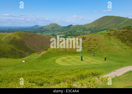 Church Stretton golf course on the Long Mynd Shropshire England Uk ...