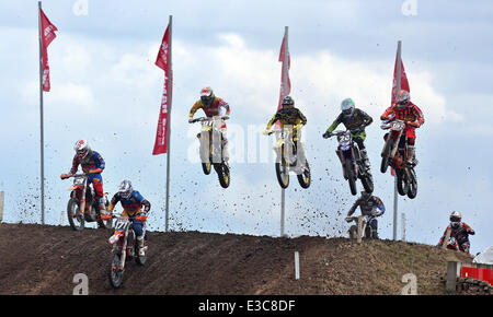 Teutschenthal, Germany. 22nd June, 2014. German motocross rider ...