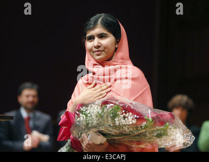 Malala Yousafzai, education activist from Pakistan who was shot by the ...