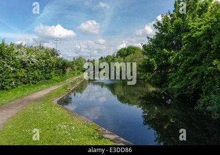 The River Rea at Nechells in the centre of Birmingham by Gravelly Hill ...