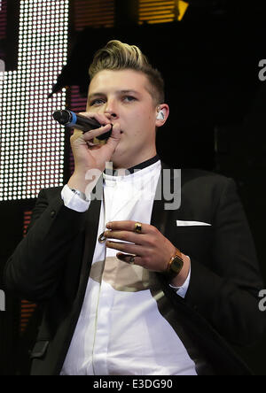 John Newman Performing at Liverpool Echo Arena for Radio 1 Xtra Featuring: John Newman Where ...